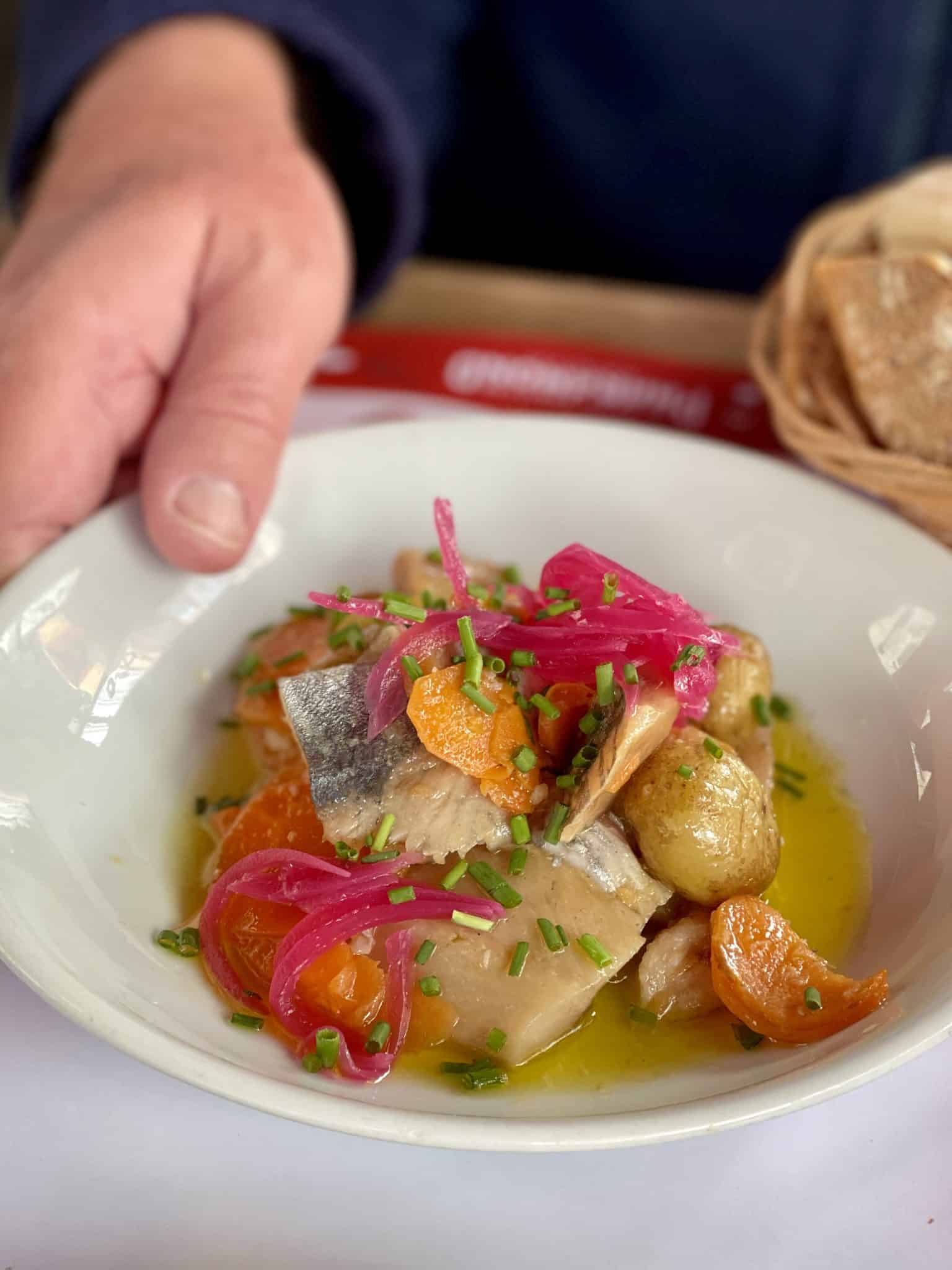 Smoked herring potato salad, a truly old French classic